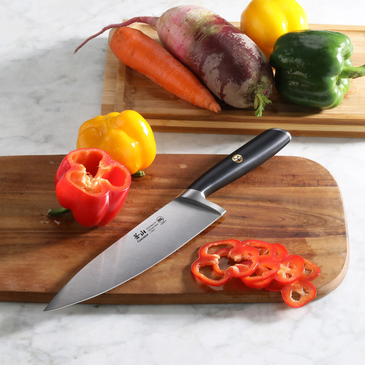 L Series Chef's Knife, Forged German Steel 8" – Tarzian West for Housewares