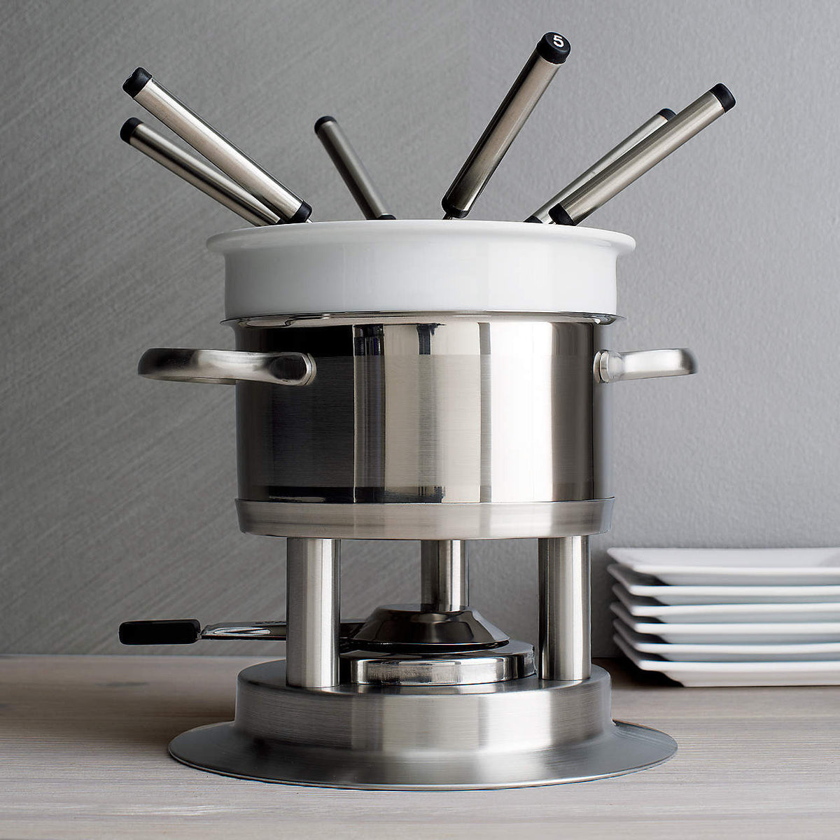 Swissmar Arosa Stainless Steel Fondue Set – Tarzian West for Housewares